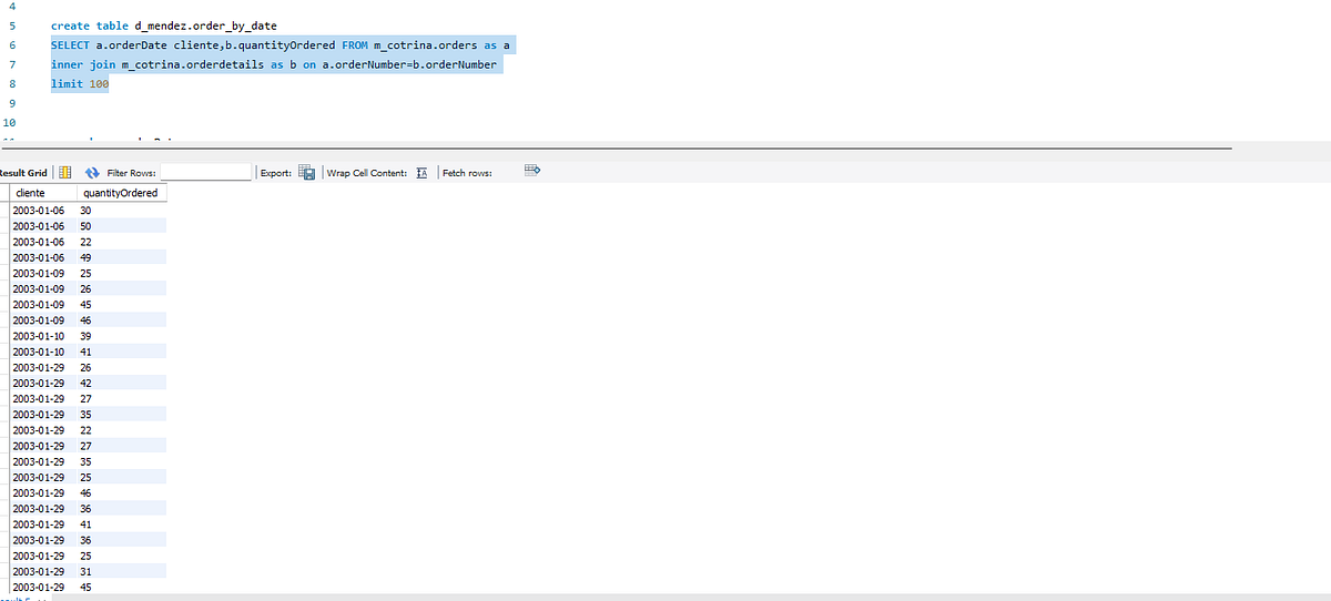 SQL I — LAB 1 - Dmendezpa - Medium