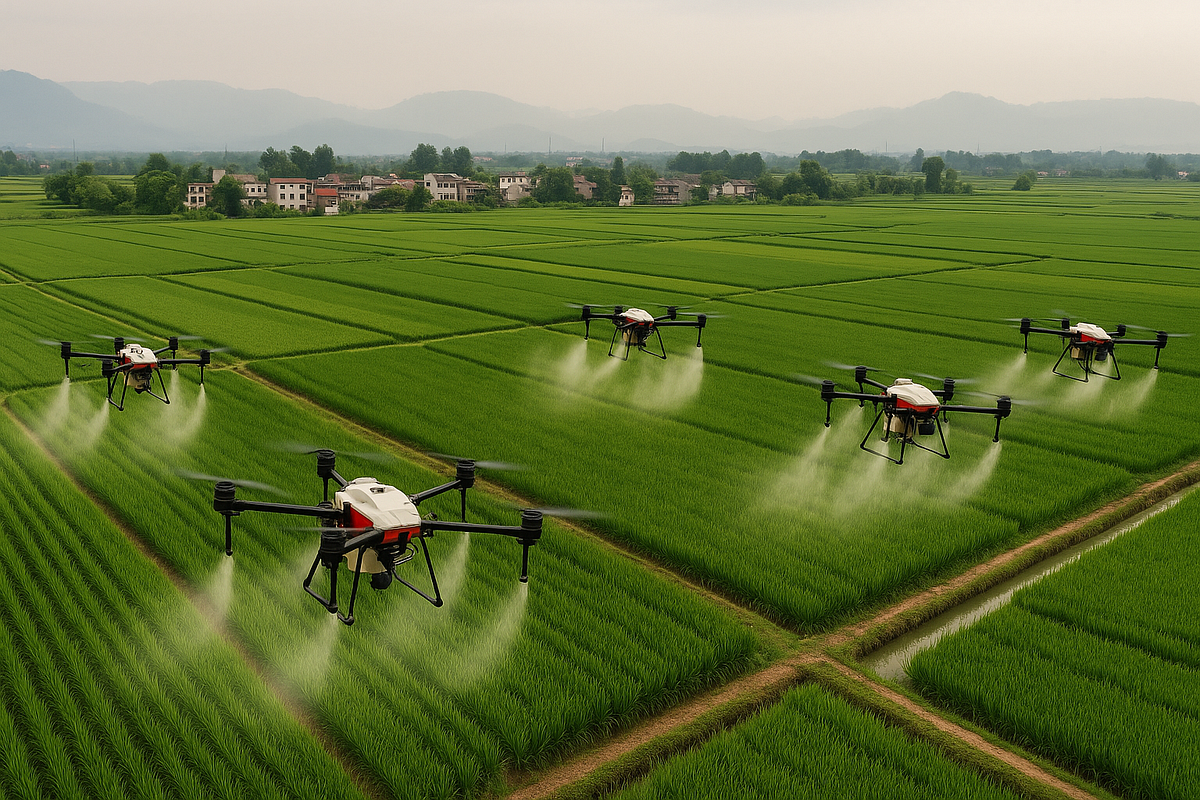 Drone Revolution on the Farm. How Agricultural Drones Went from Niche… | by Michael Barnard ...