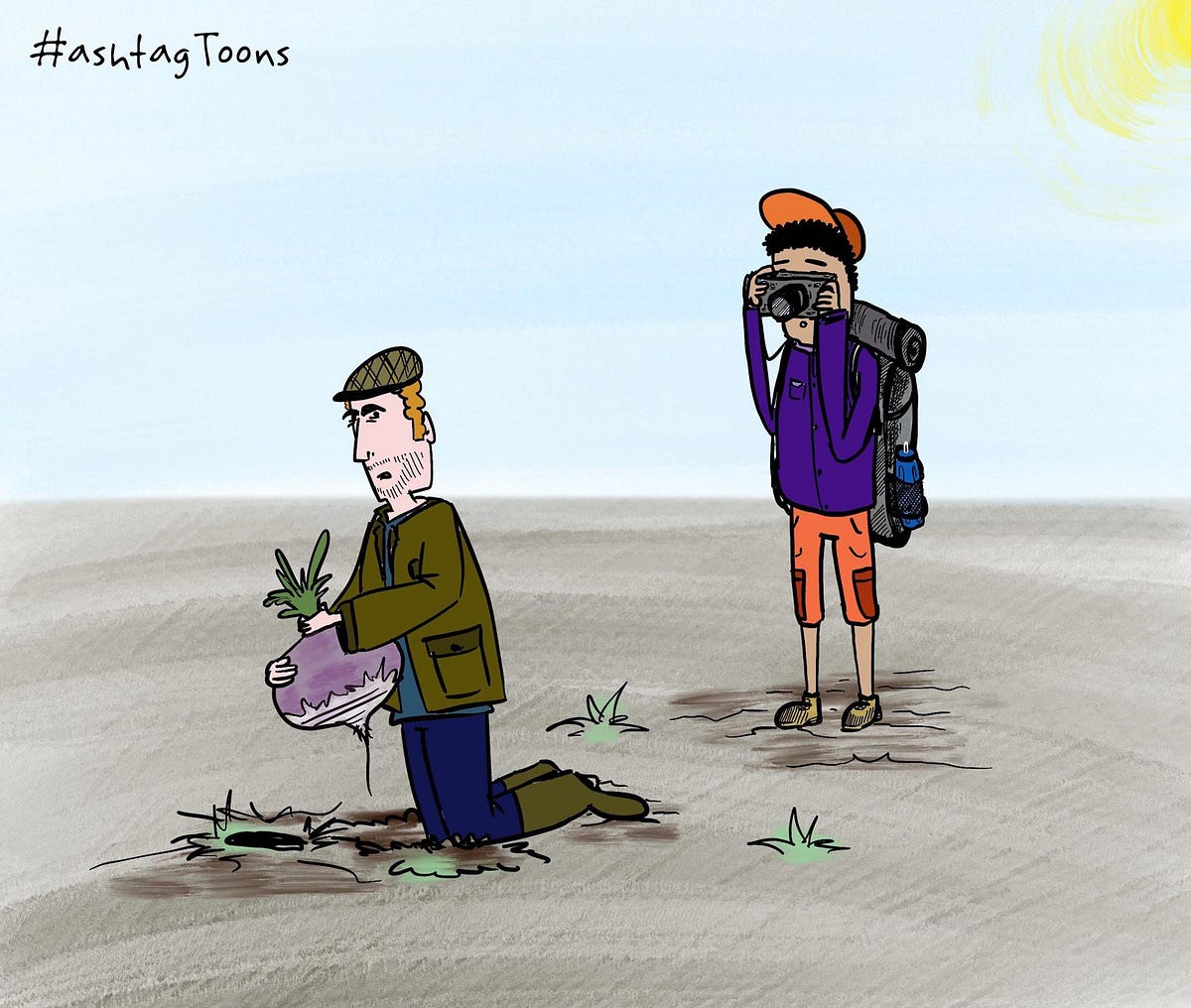 Gawping at Farmers. When I go to find myself in Thailand, I… | by James ...