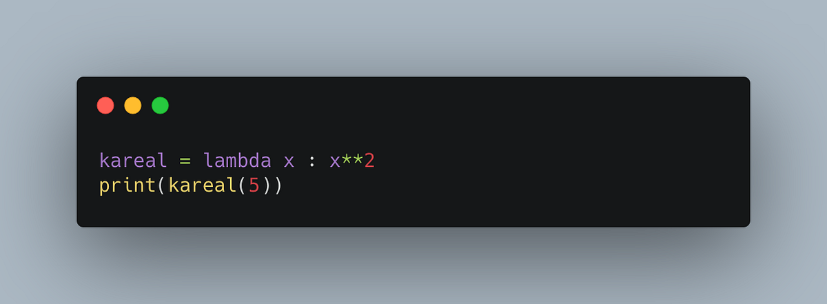 Python’da Lambda Fonksiyonu. Python ile veri analistliği eğitim… | by Yasemin Arslan | Medium