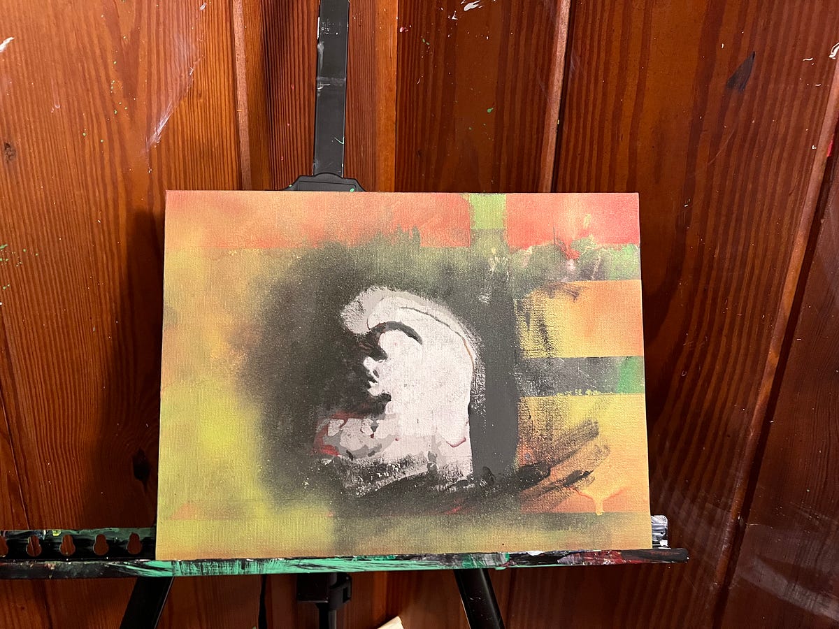 Repurposed painting. I used to throw out paintings I didn’t… | by Dan ...