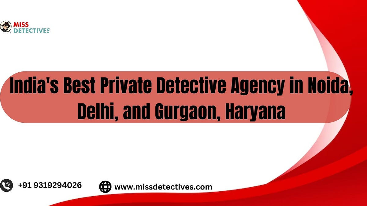 India’s Best Private Detective Agency in Noida, Delhi, and Gurgaon ...