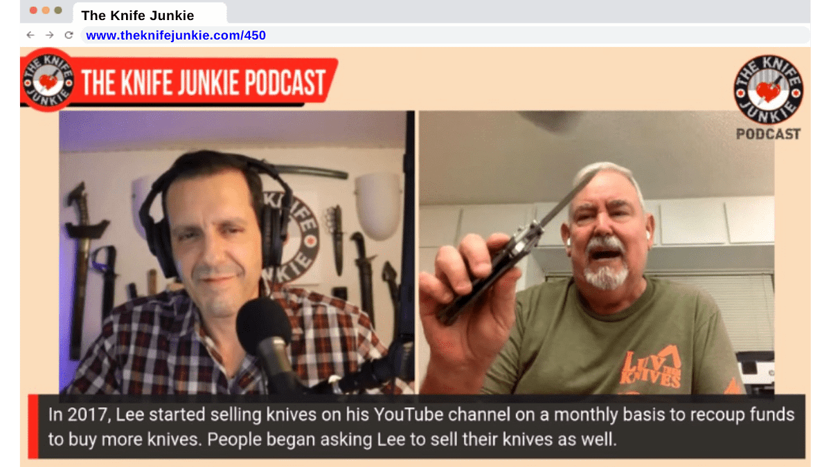 The Knife Junkie Podcast: A Fascinating Chat with Lee from ...