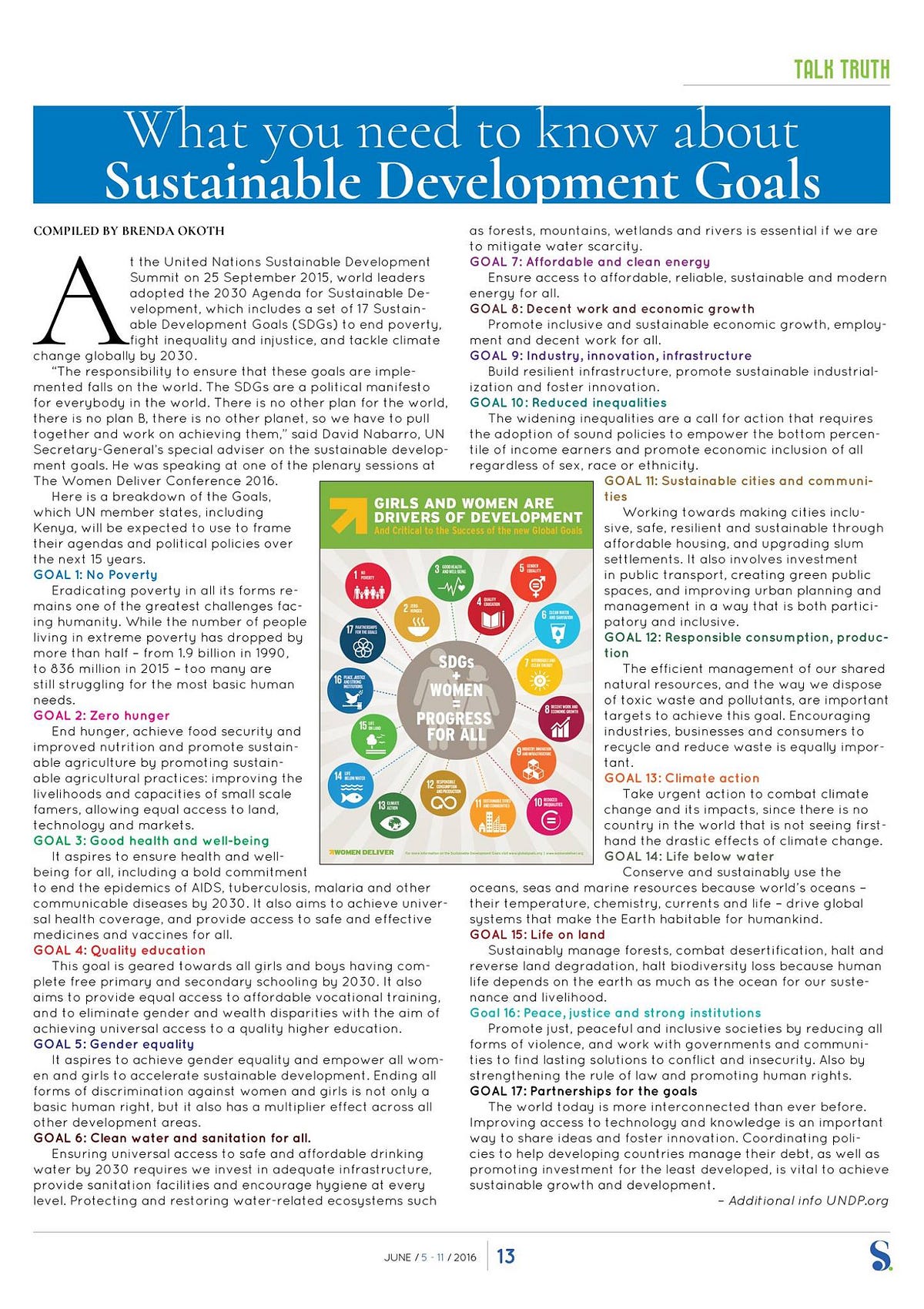 Sustainable Development Goals 101 | by Brenda Okoth | Medium