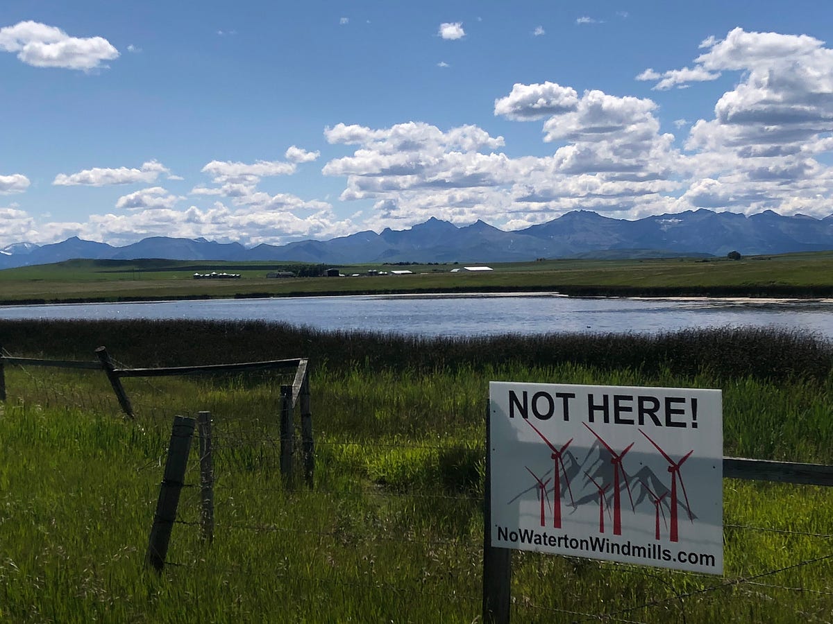 Wind turbine project outside Waterton Lakes National Park raises ...