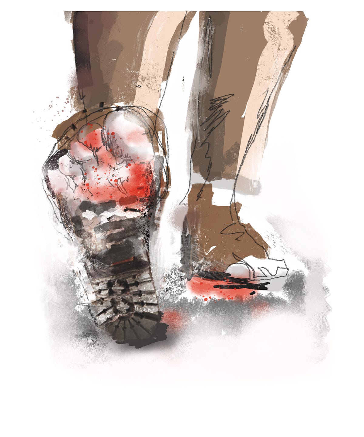 The Walking Man. We first saw him on the day we moved… | by Ross ...
