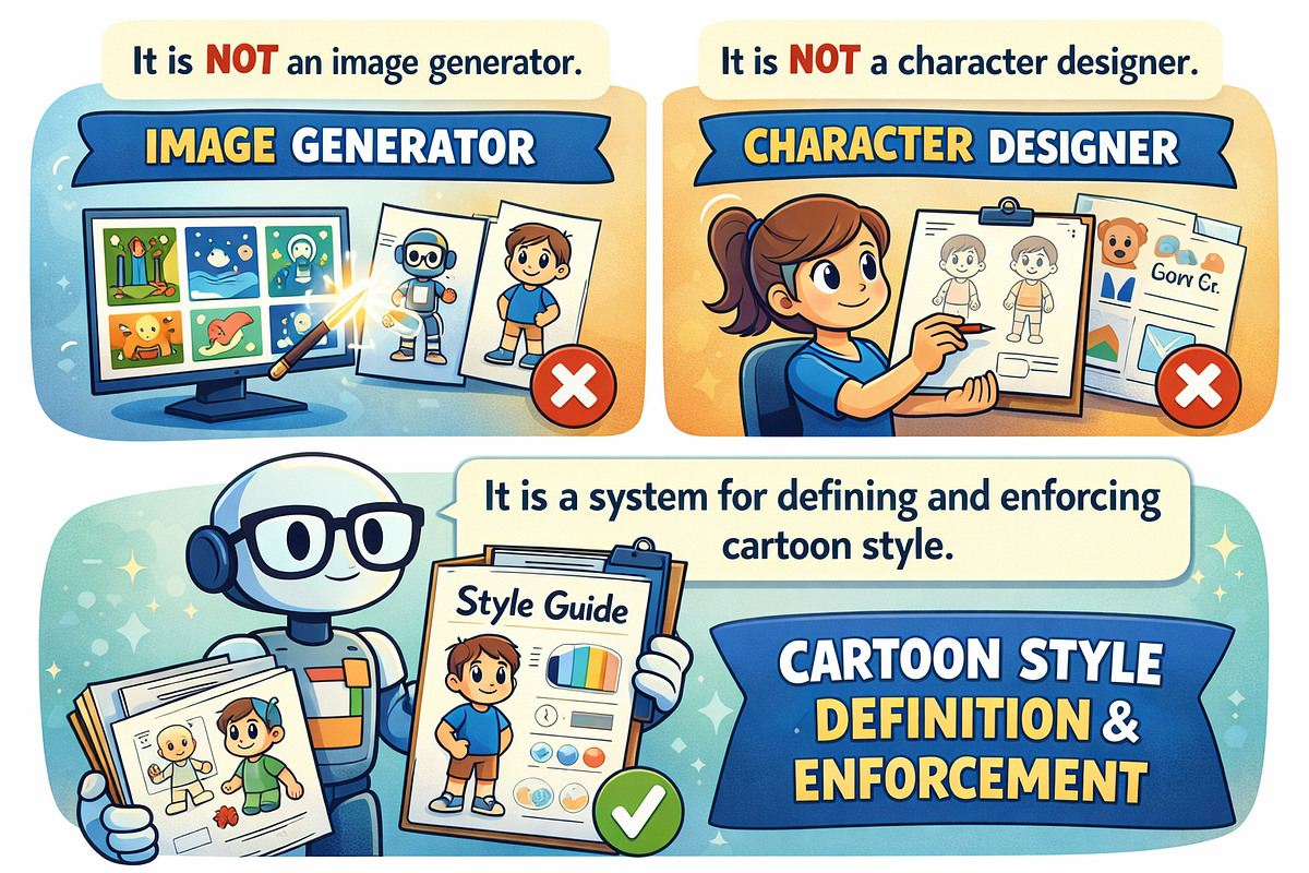 The Cartoon Style Generator: A Single Source of Truth for Visual ...