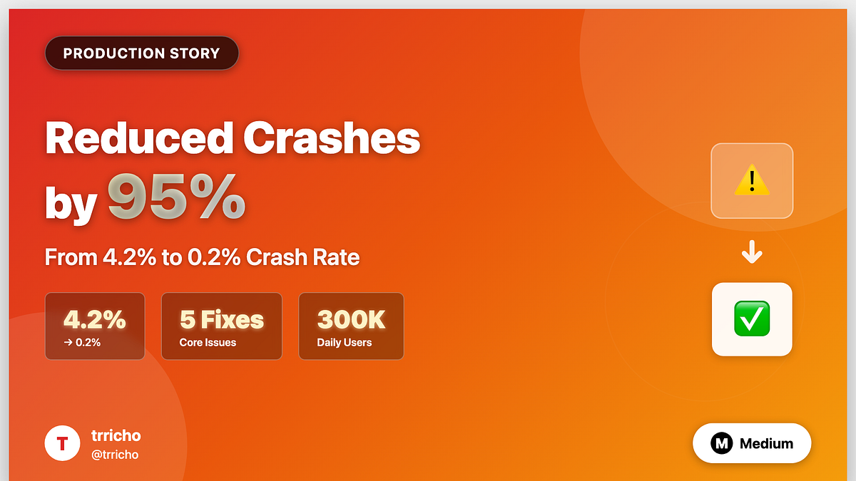 How We Reduced Android App Crashes by 95% | by Prakash Sharma | Android ...