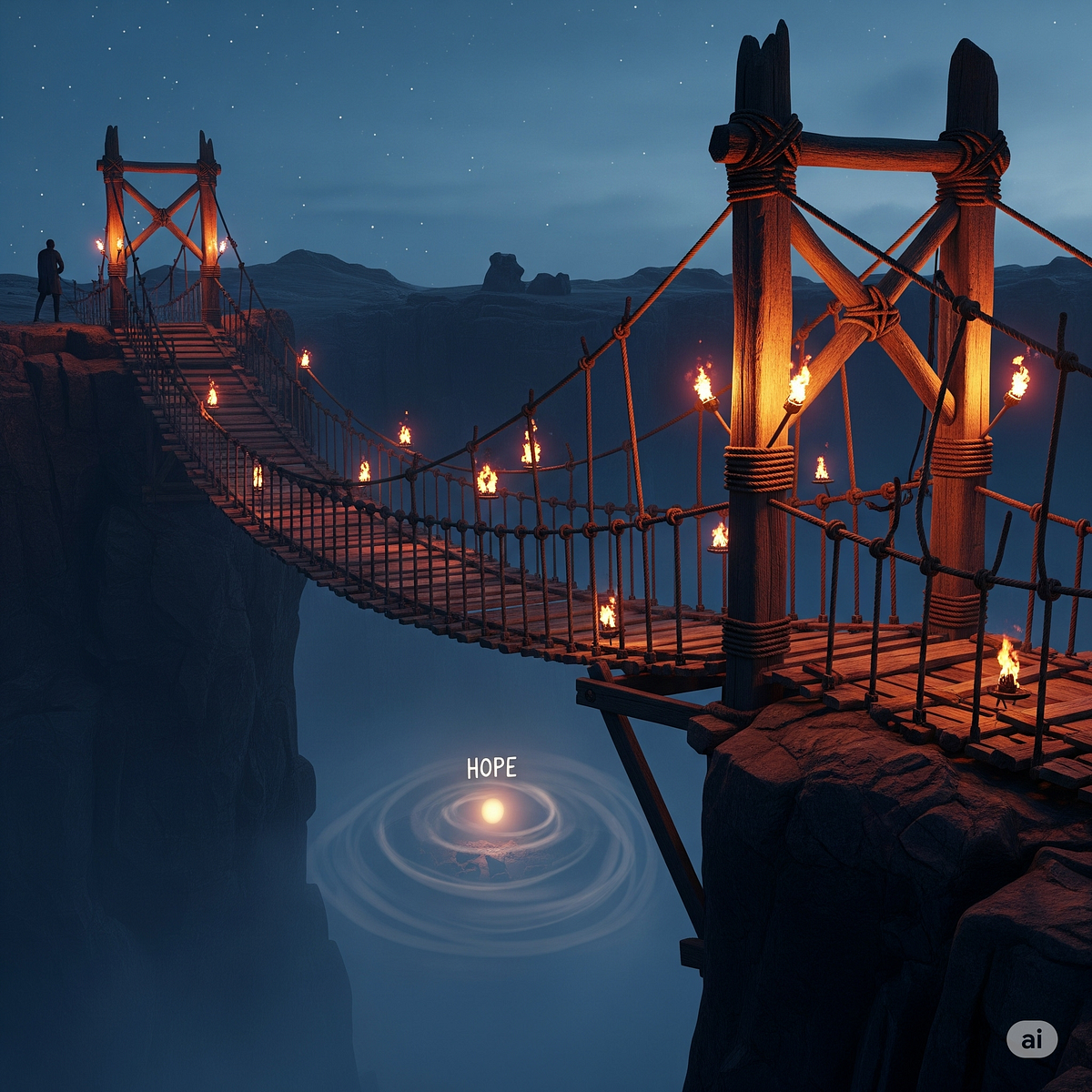The Flickering Bridge of Hope. The Flickering Bridge of Hope | by Zahra ...