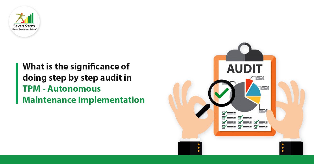 What Is The Significance Of Doing Step By Step Audit In TPM– Autonomous ...