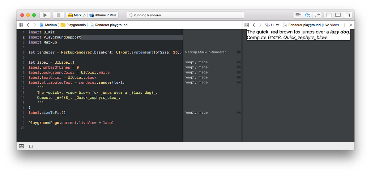 Writing a Lightweight Markup Parser in Swift | by Guille Gonzalez ...