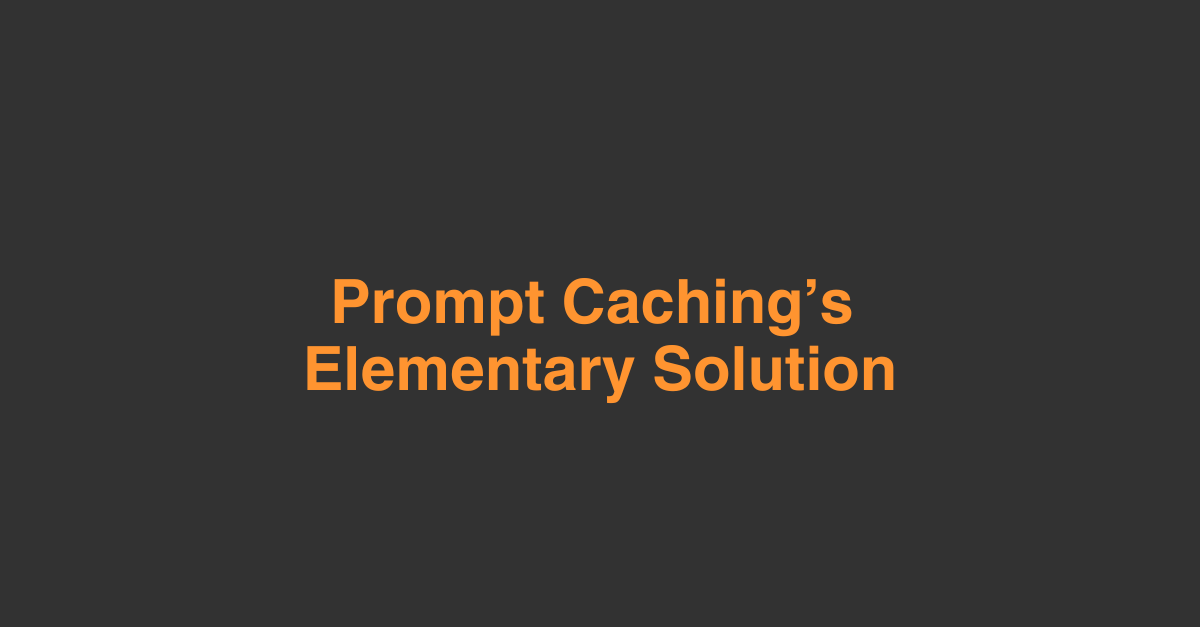 Game is On. Prompt caching can optimize resource… | by Kenji | Aug ...
