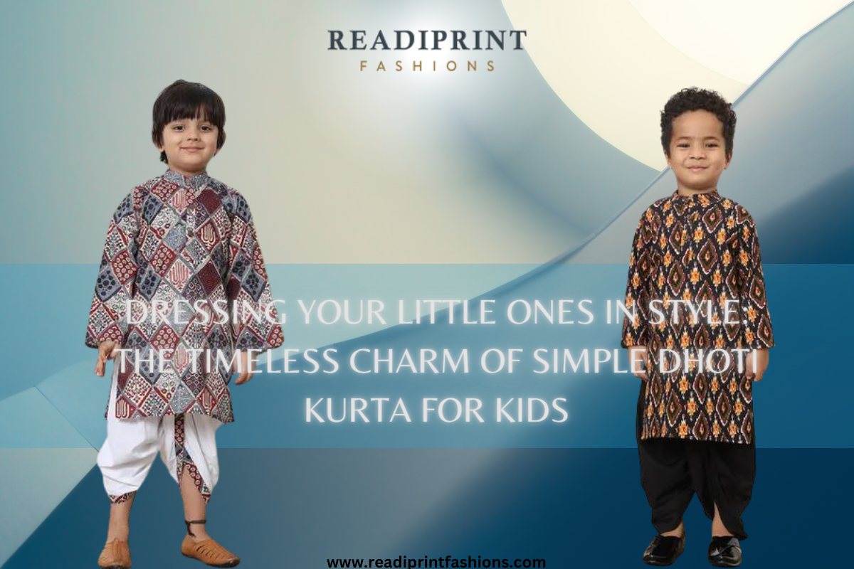 Dressing your Little Ones in Style: The Timeless Charm of Simple Dhoti ...