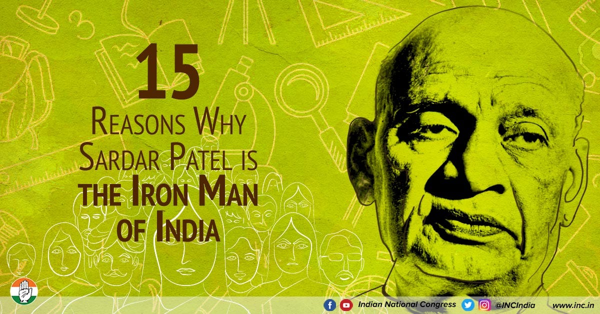 15 facts to know Why Sardar Patel Is Called ‘The Iron Man Of India ...