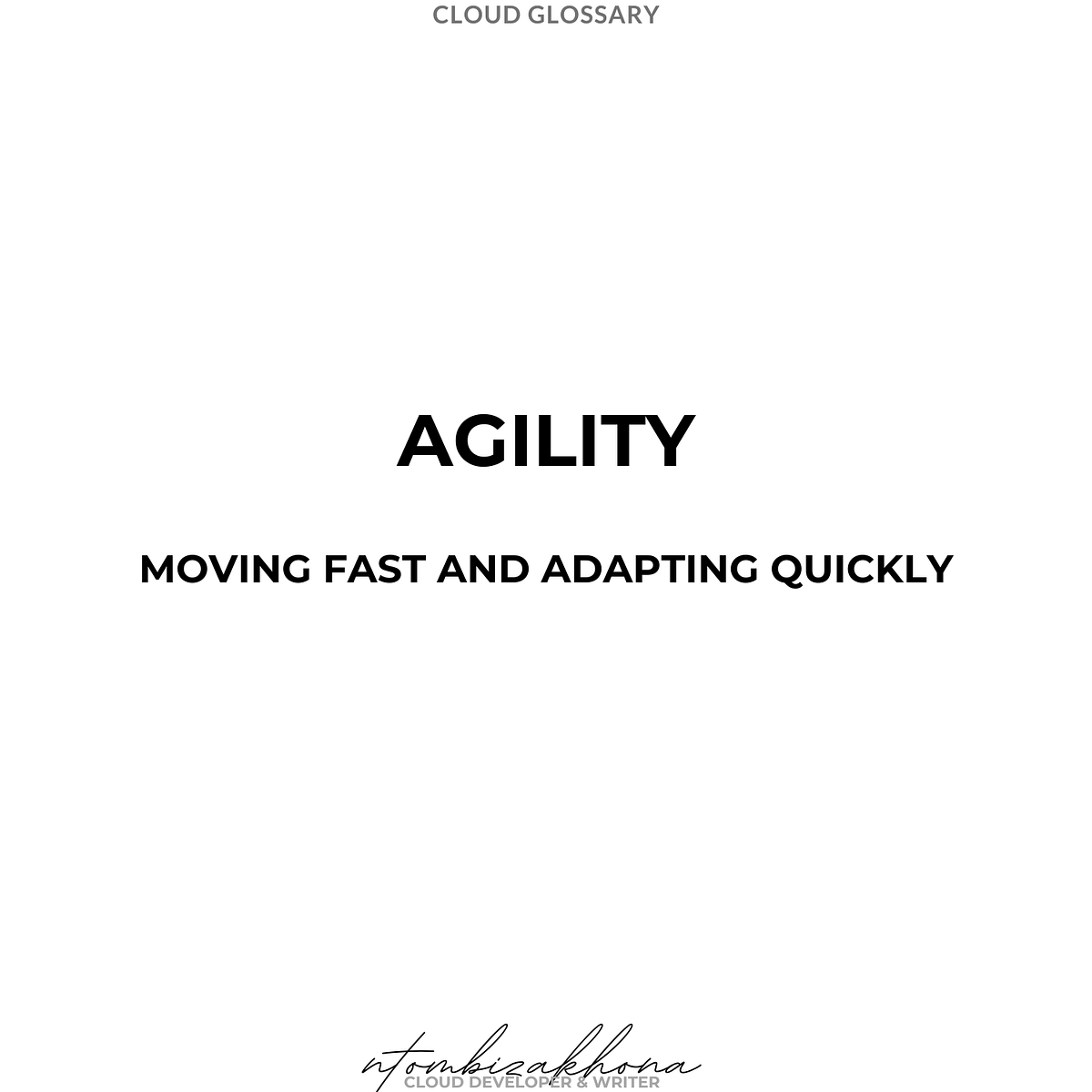 Agility. Moving Fast and Adapting Quickly | by Ntombizakhona Mabaso ...