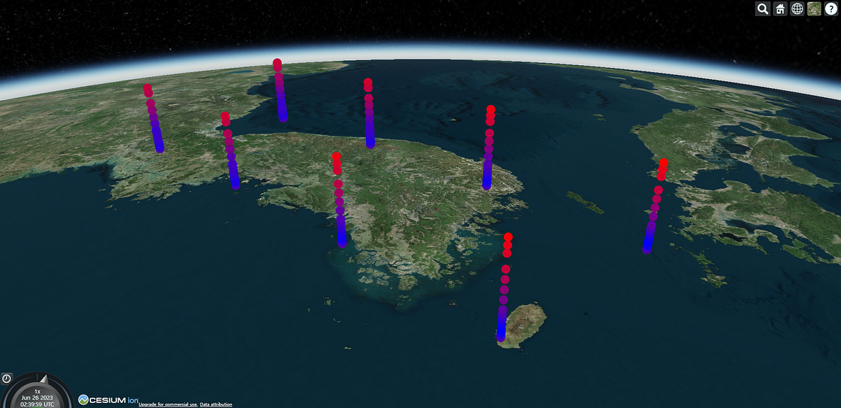 netcdf 다차원 정보를 Cesium에서 3차원 시각화하기 | by DHL | Medium