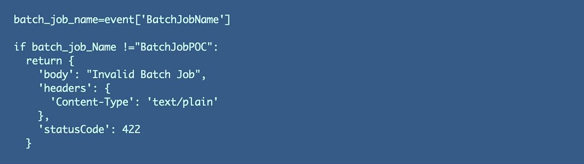 Validating Input Parameters in A Lambda Function | by Teri Radichel | Cloud Security | Medium