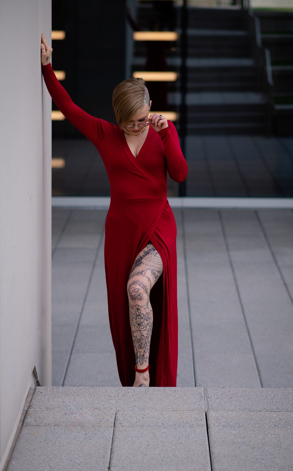Red Dress - Genius in a Bottle - Medium
