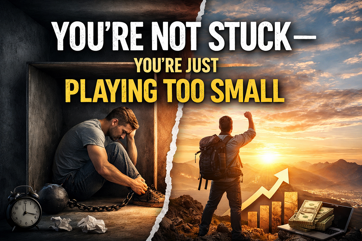 You’re Not Stuck — You’re Just Playing Too Small | by ...