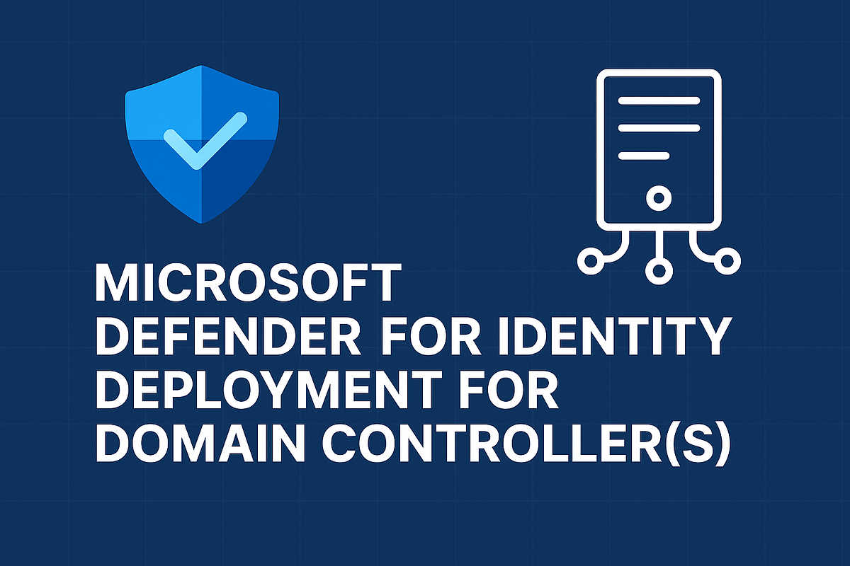 Microsoft Defender for Identity Deployment for Domain Controller(s ...