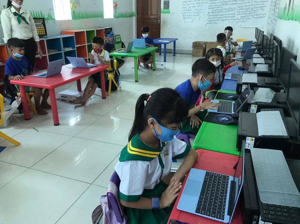 Students of Super Children Education Cambodian School To Use KOOMPI in ...