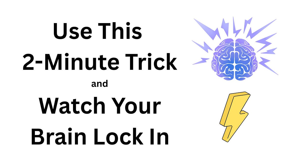 This Simple Brain Trick Helps You Focus for Hours (No Caffeine Needed ...