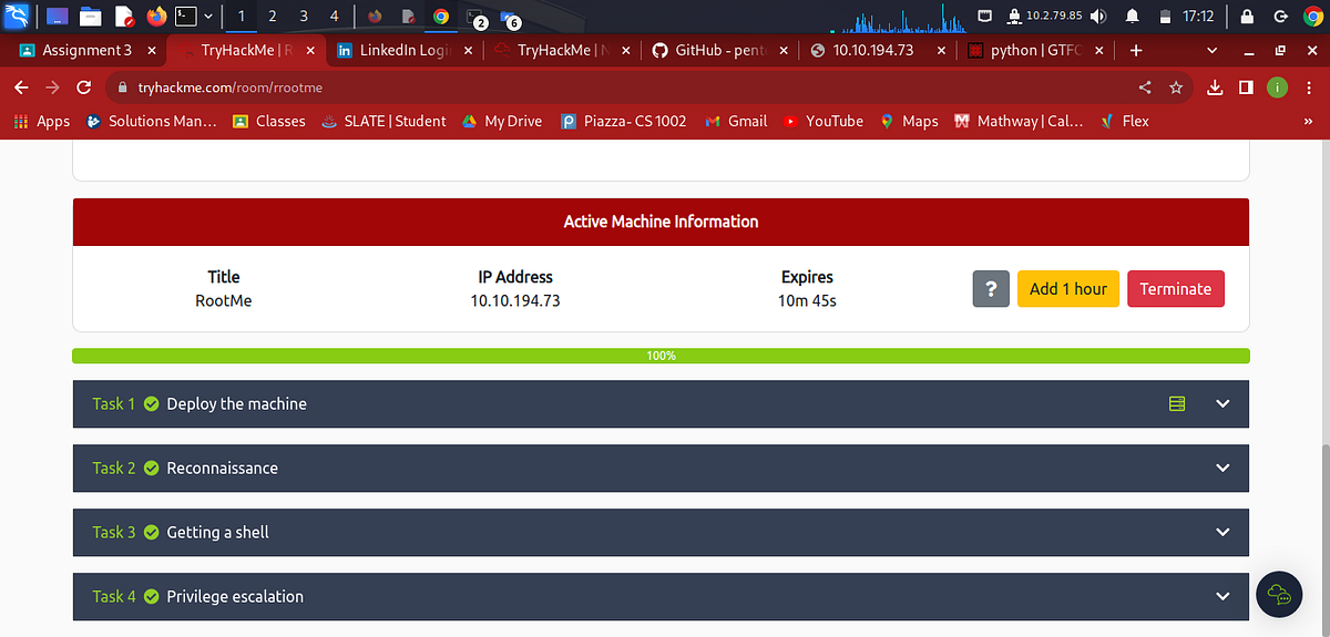 ROOTME (TRYHACKME ROOM). Room Name : RootMe | by Javeriah faheem | Medium
