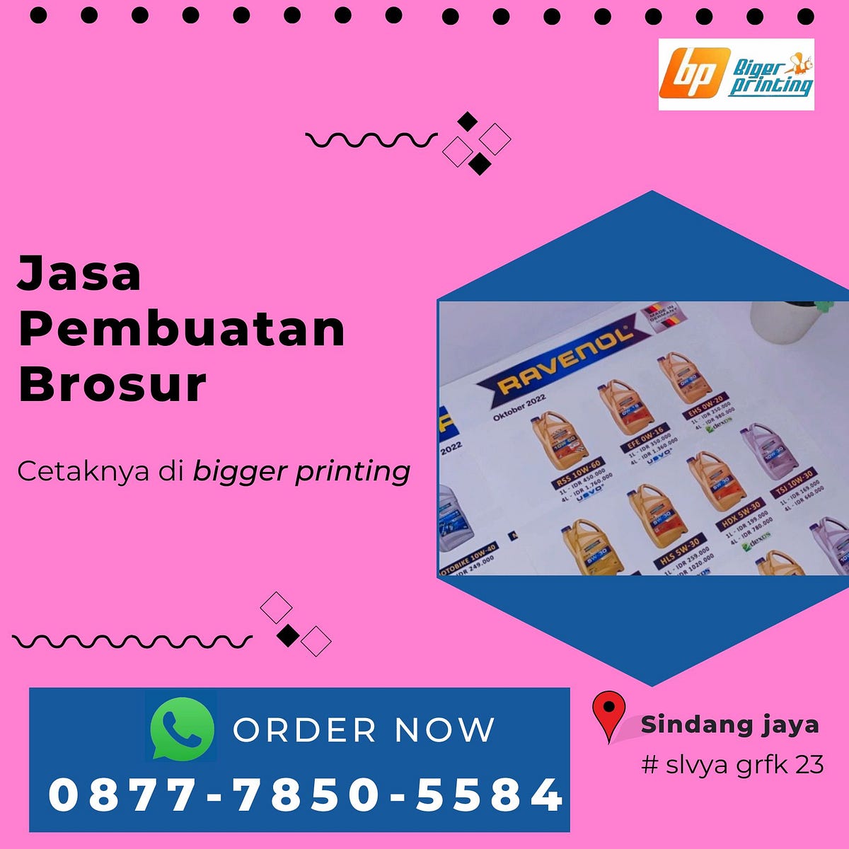 CETAK CEPAT, Wa./Call.0877-7850-5584, Jasa Pembuatan Brosur di Sindang Jaya Kab. Tangerang ...