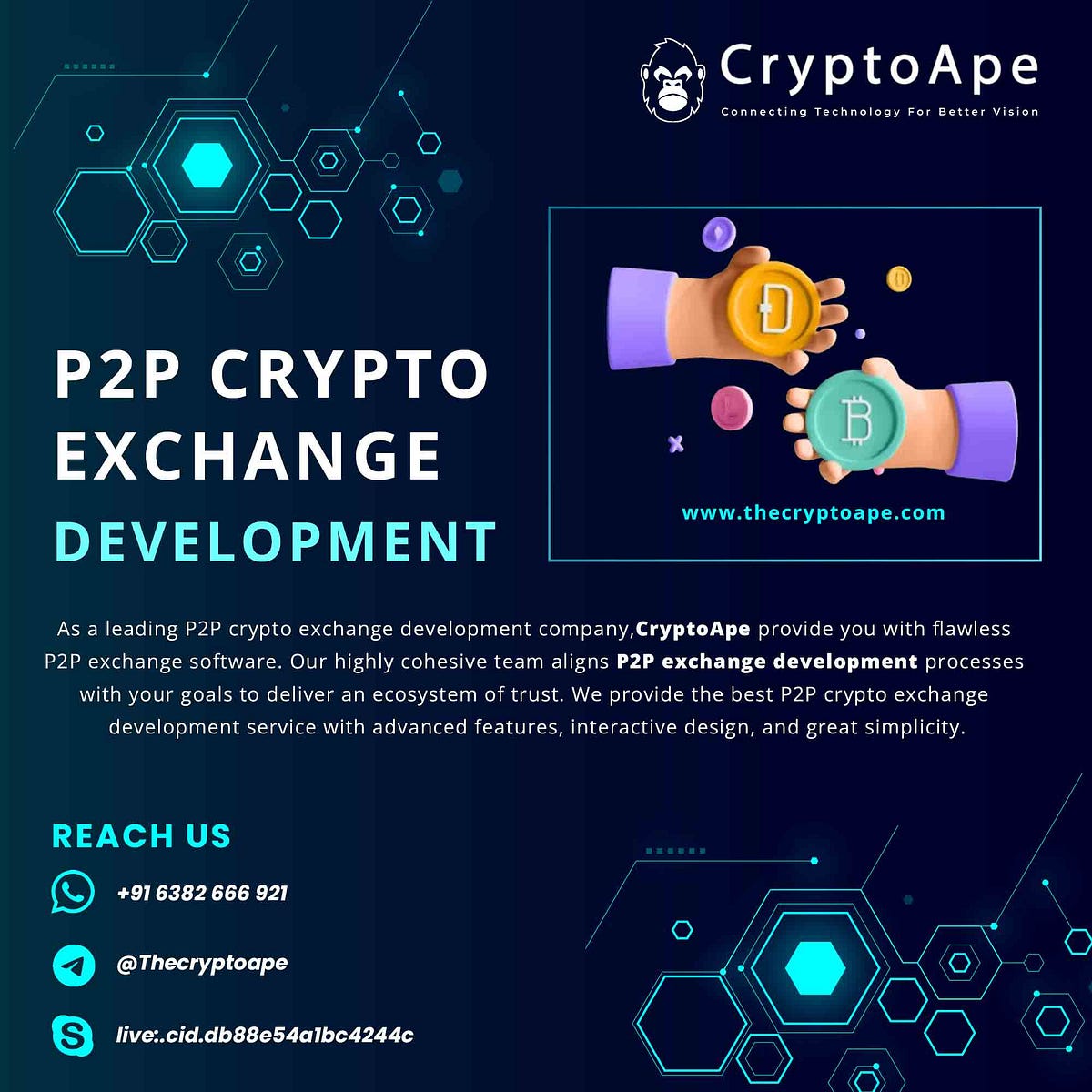 p2pThe Challenges Faced While Developing a P2P Crypto Exchange & Their ...