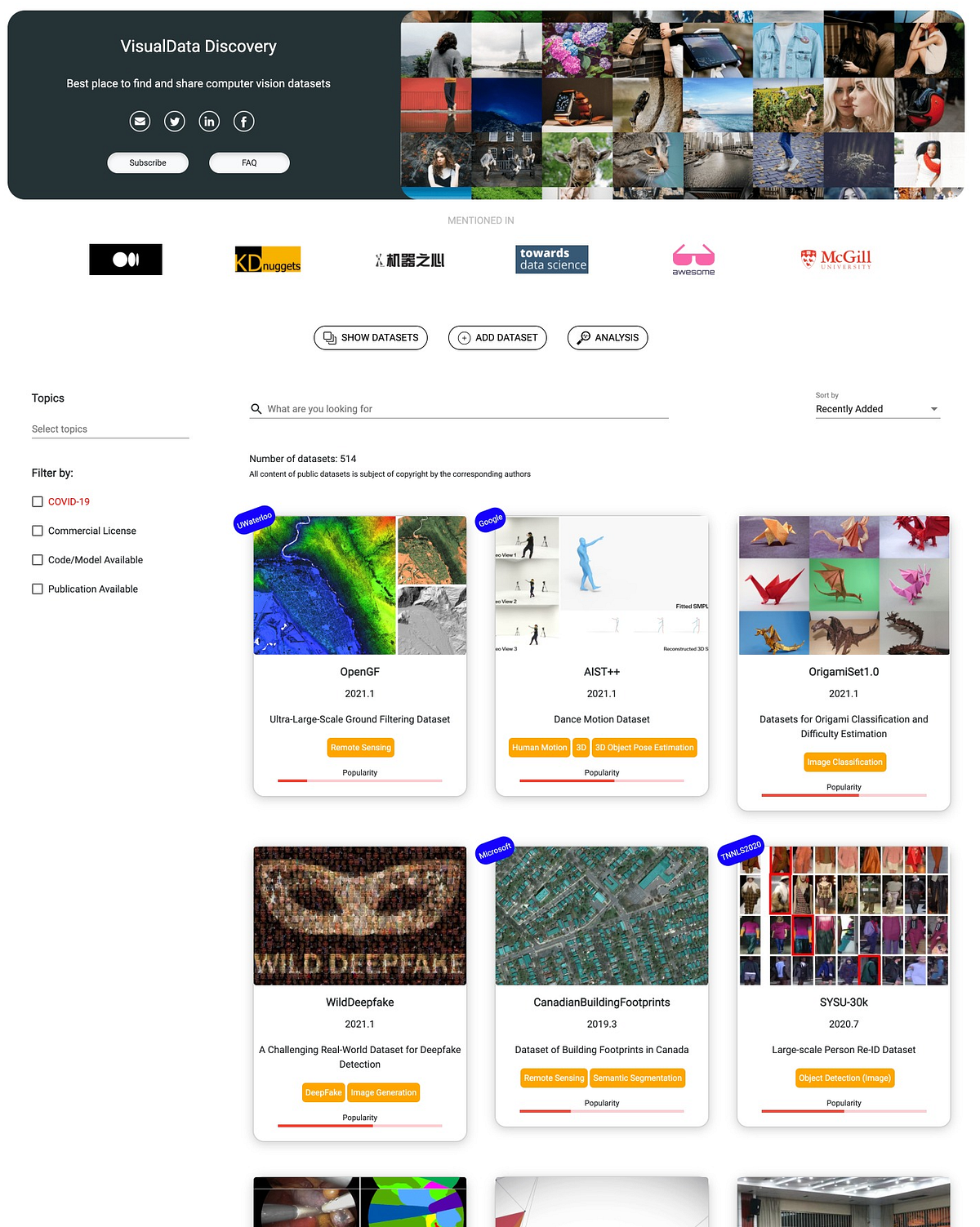How to add a dataset to VisualData Discovery | by Jie Feng | VisualData