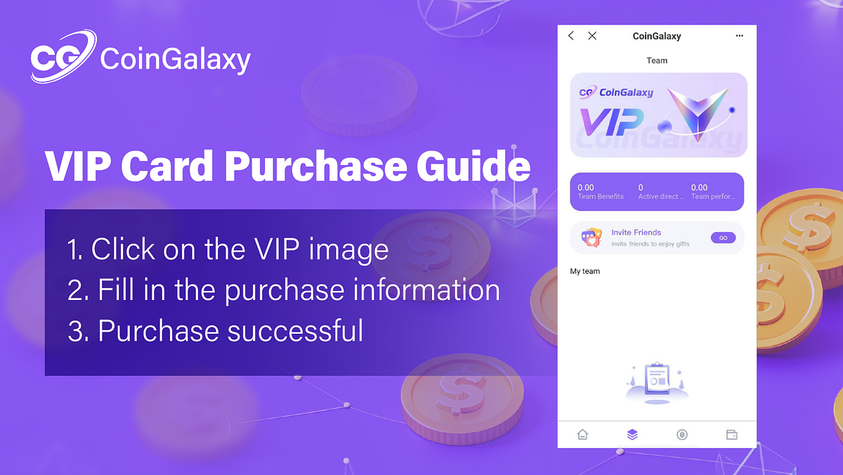 Announcement: VIP Card Launch - CoinGalaxy Official - Medium