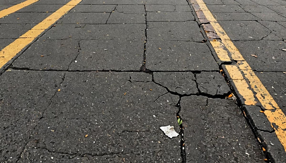 Eavesdropping on Sidewalk Cracks. A poem | by Tom Kane | The Howling ...