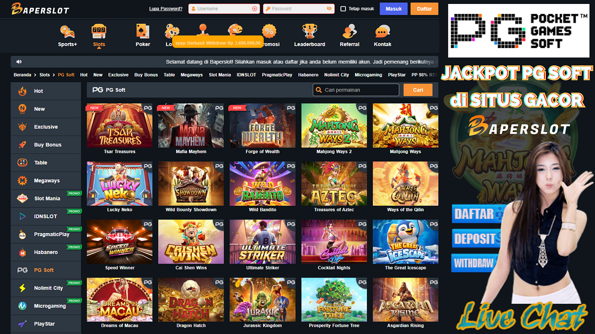 Cara Mendapatkan Jackpot PG Soft di Situs Baperslot | by BAPERSLOT | Dec, 2023 | Medium