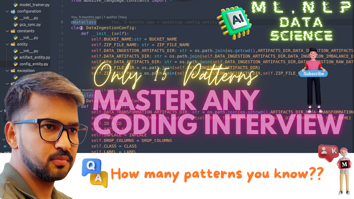 Only 15 patterns to master any coding interview Subscribe | by Manralai ...