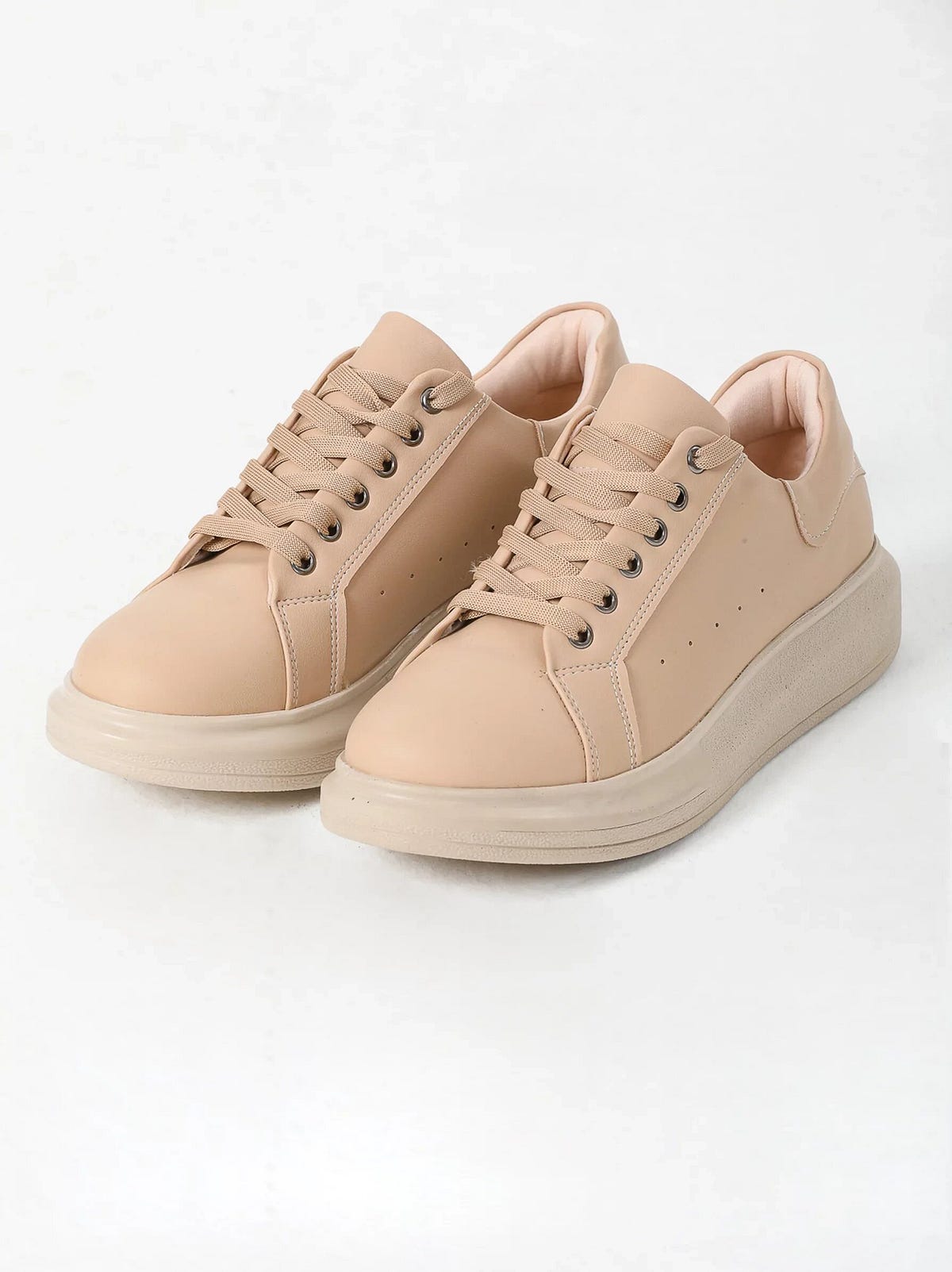 Tan Flat Comfort Trainer - Modora Fashion - Medium