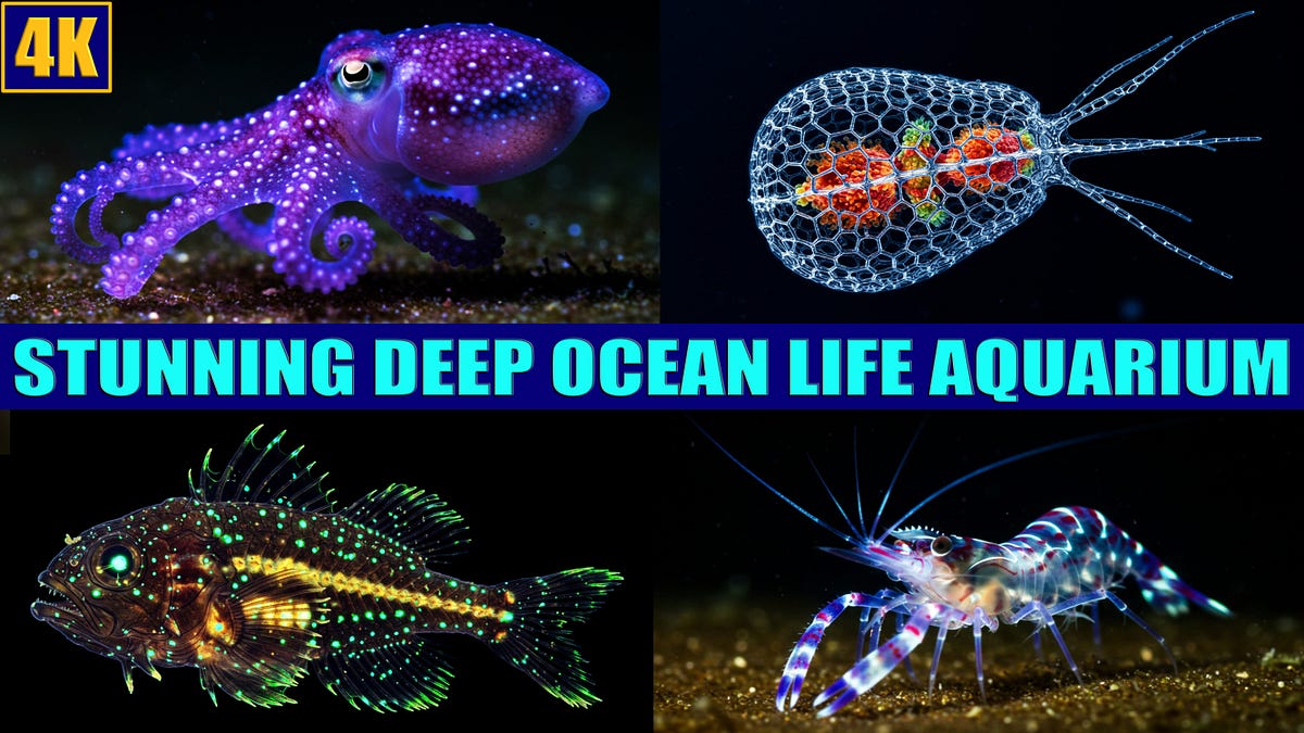 STUNNING DEEP SEA LIFE AQUARIUM SCREENSAVER TO HELP YOU RELAX AND FALL ...