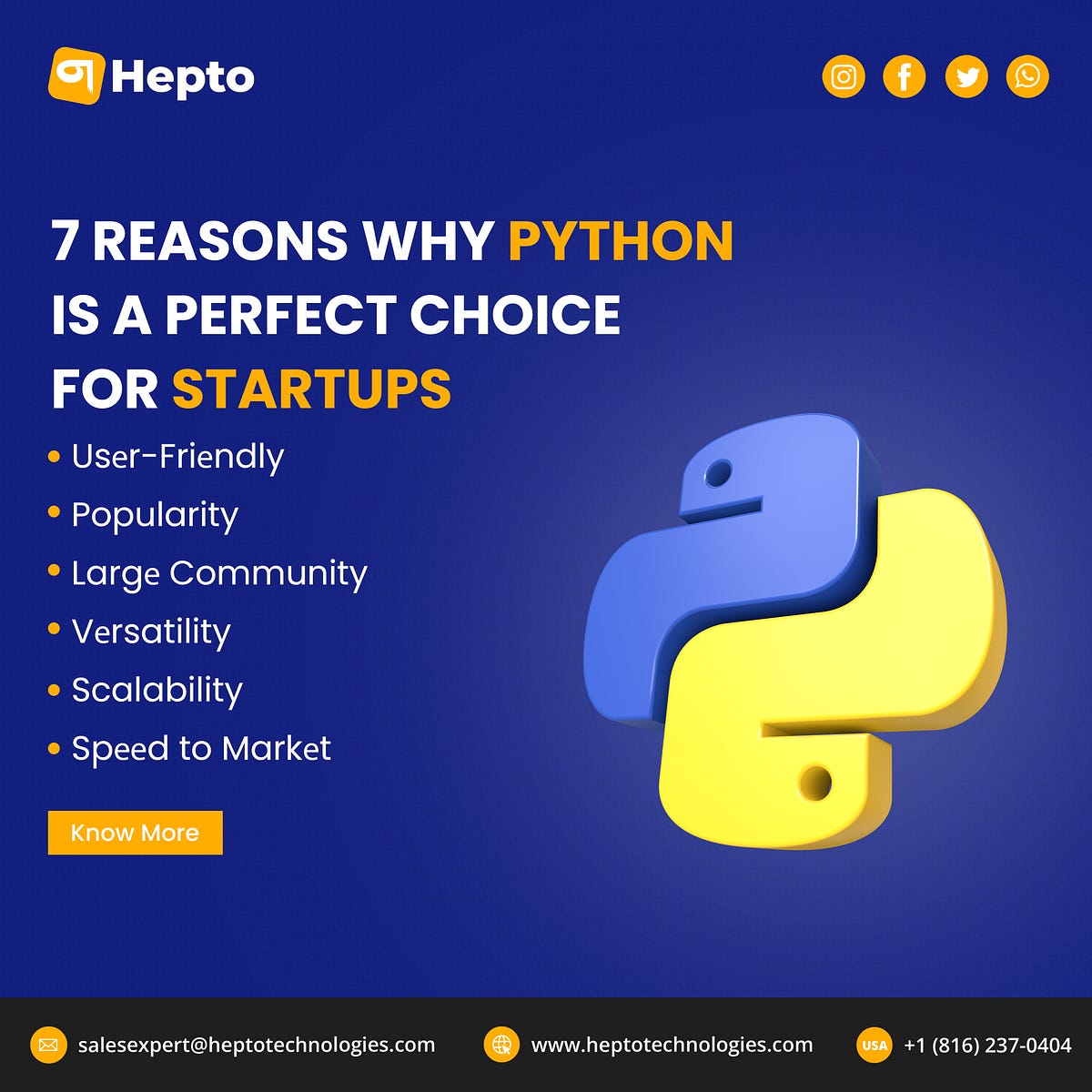 7 Rеasons Why Python is a Pеrfеct Choicе for Startups | by Tiana Agnes ...