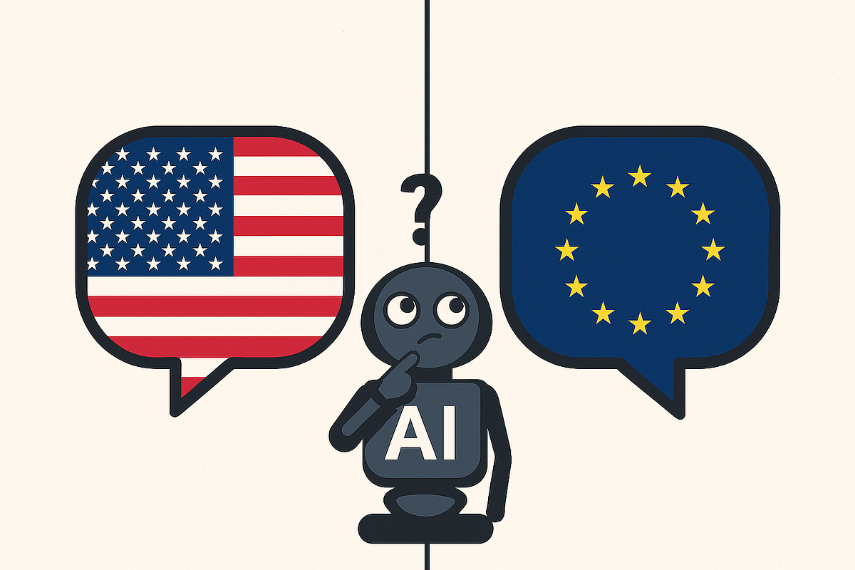 Two Languages, Two Visions: How the US and Europe Speak of AI | by ...