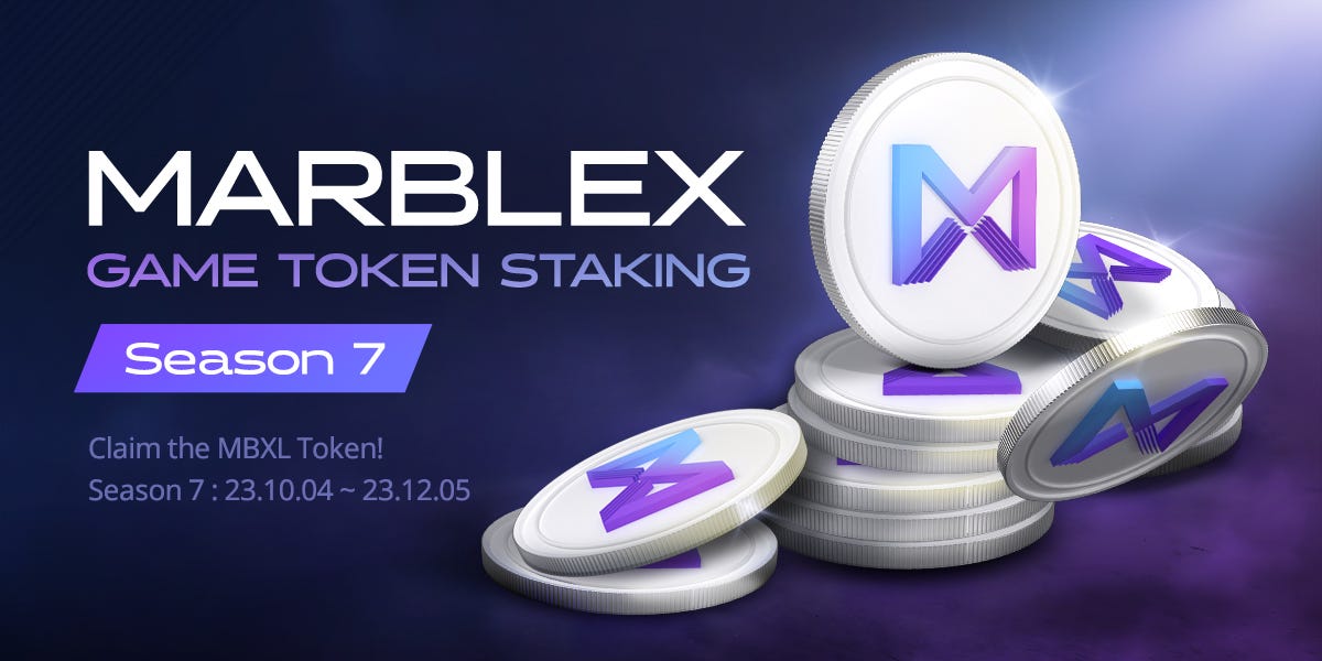 [EVENT] Game Token Staking: Season 7 | by MARBLEX | MARBLEX | Medium