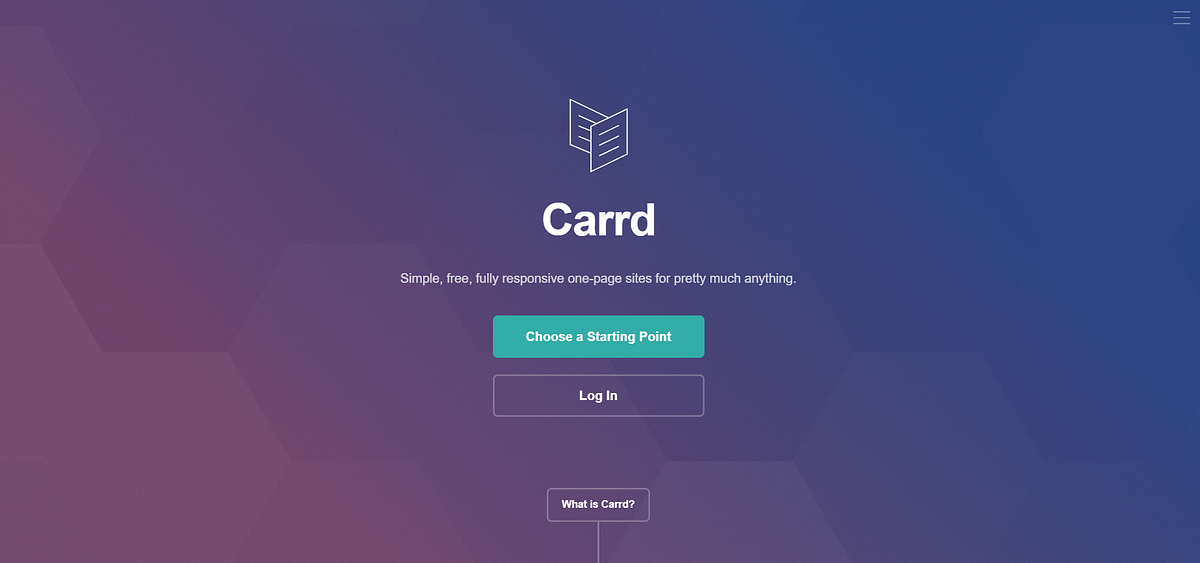 Top 10 unique carrd templates to launch your website | by Rahul Nain ...