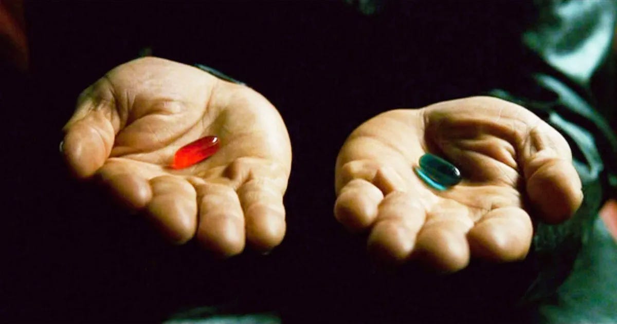 The Red Pill Is The Right Choice…And So Is The Blue Pill | by J. Codia ...