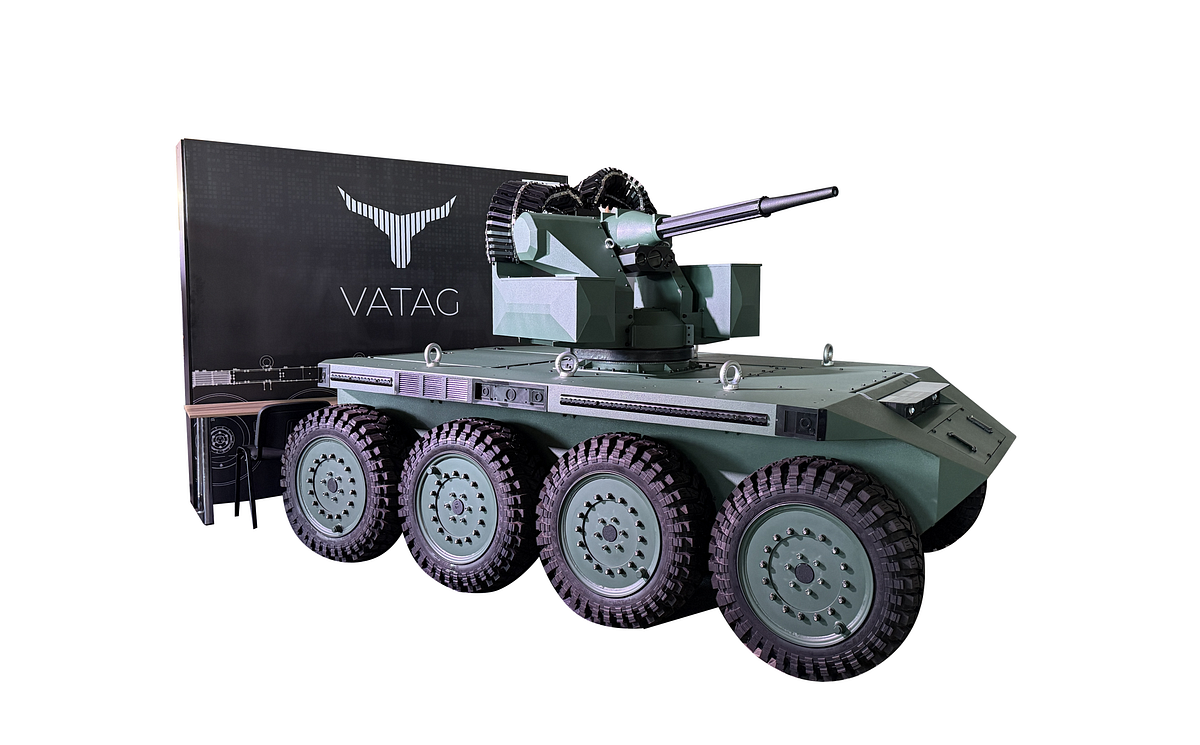 Ukraine Unveils VATAG: The Two-Ton Robot Mule That Fights Back | by ...