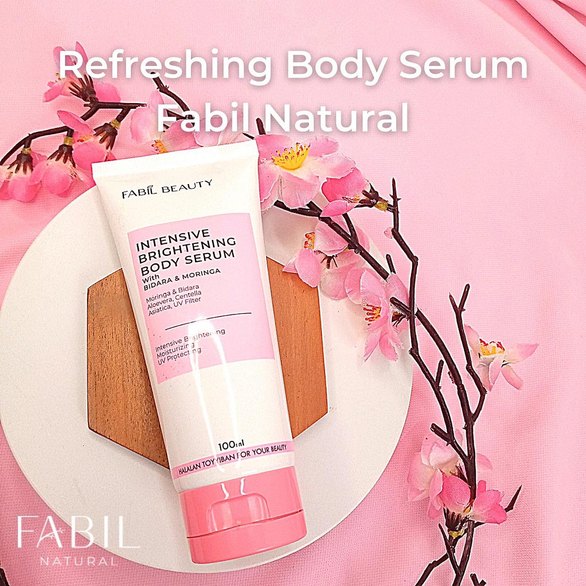 Refreshing Body Serum Fabil Natural - Reseller Lipcream Terlengkap - Medium