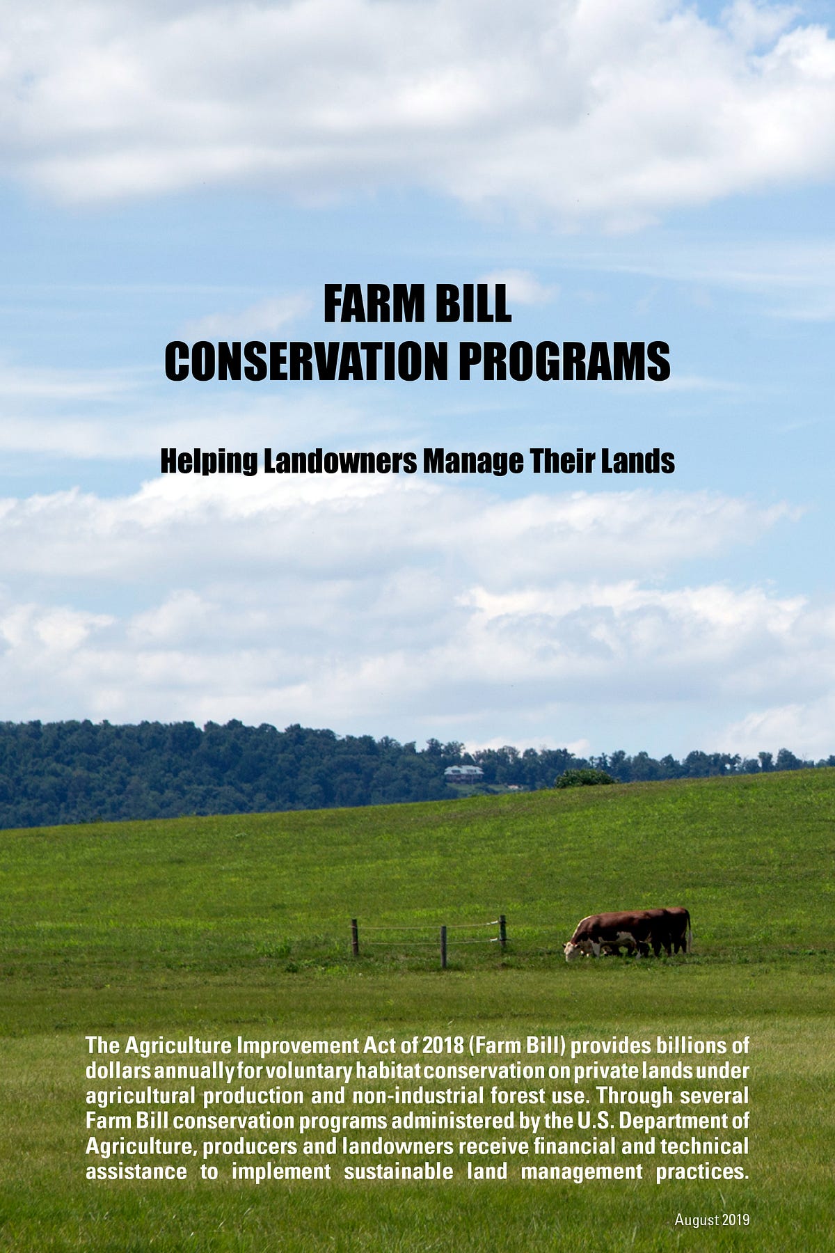 Landowner Guide to 2018 Farm Bill Conservation Programs | by USFWS ...