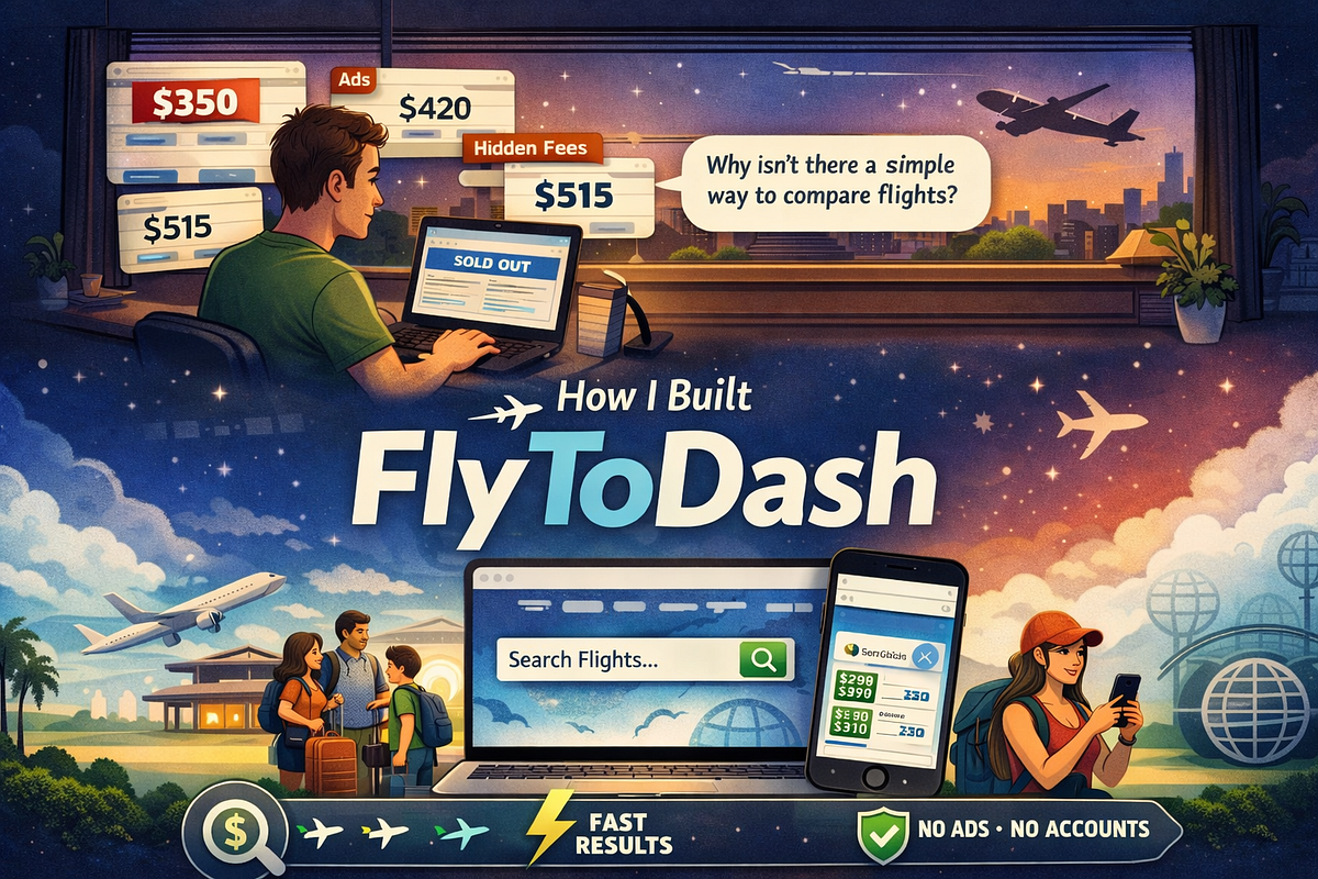 How I Built FlyToDash — A Cleaner, Faster Way to Compare Flight Prices ...