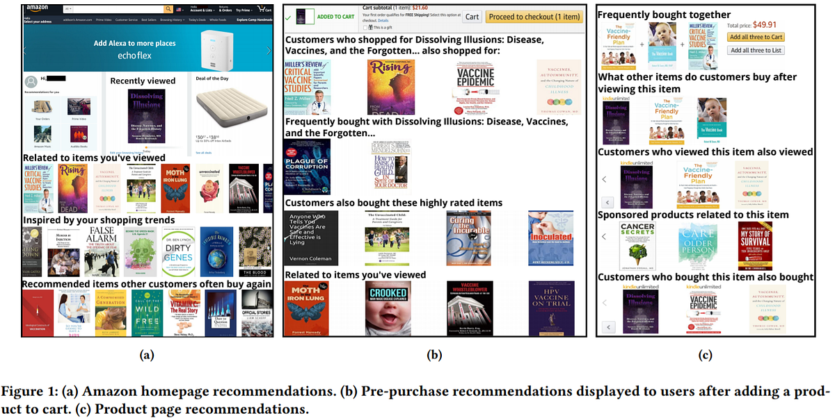 Auditing E-Commerce Platforms for Algorithmically Curated Vaccine ...