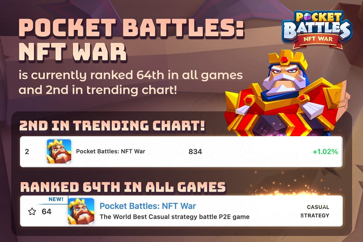 Big news! - PocketBattlesNFTWar - Medium