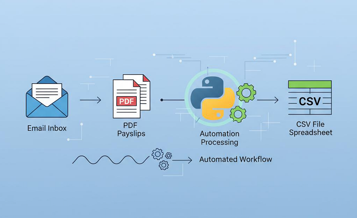 Real-World Python Automation: From Email PDF Payslips to CSV in Seconds ...