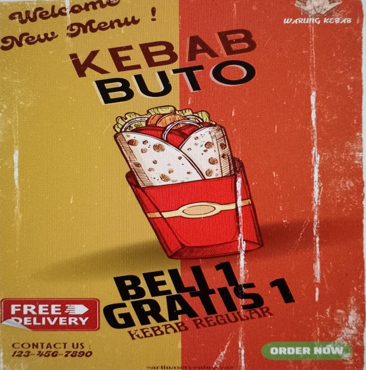 Contih iklan produk makanan kebab Kebab adalah hidangan daging yang ...